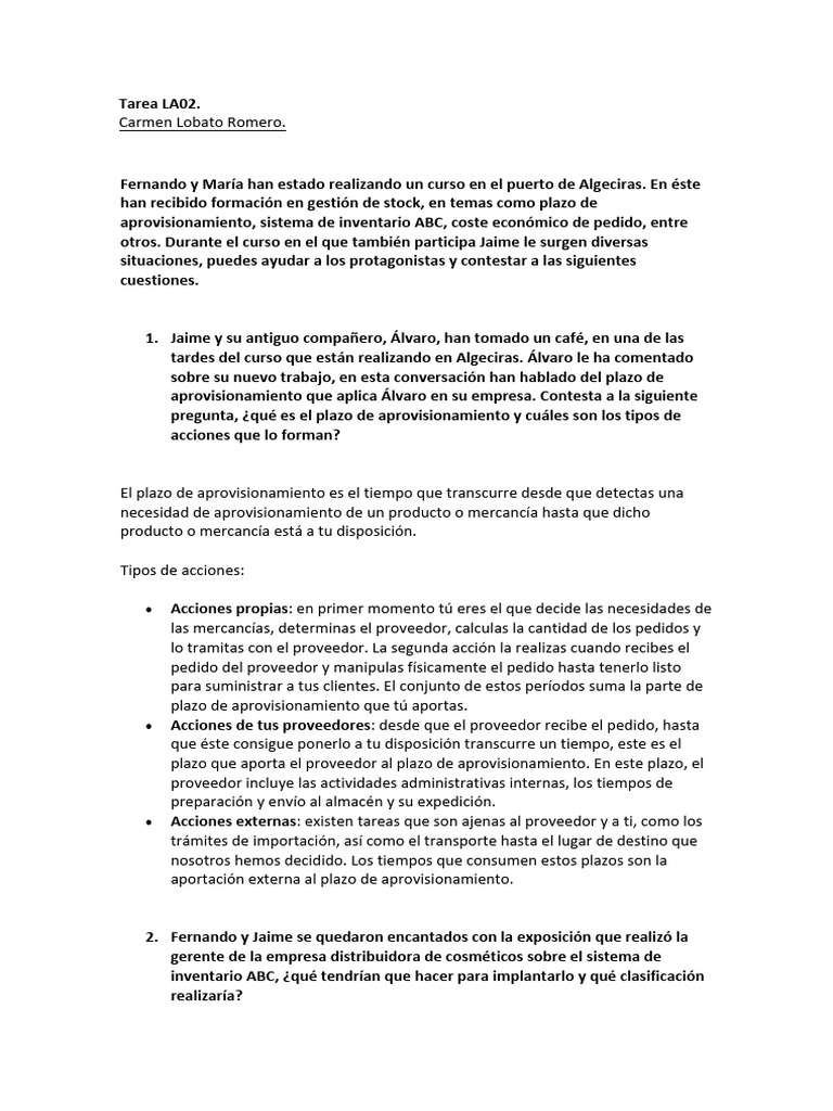 LA02 Tarea | PDF | Derecho
