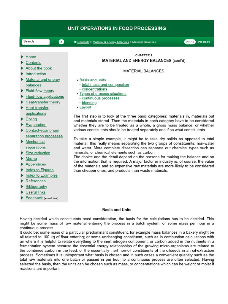 Unit Operations in Food Processing - R. L. Earle | PDF