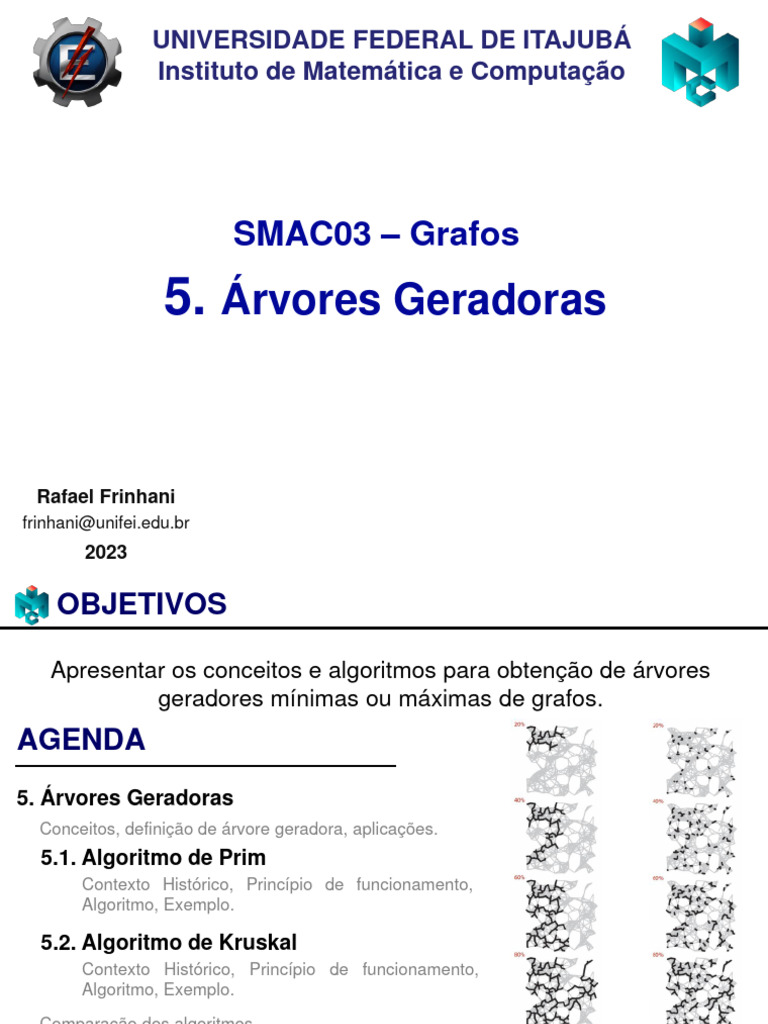 SMAC03 - 5 - Rvores Geradoras | PDF