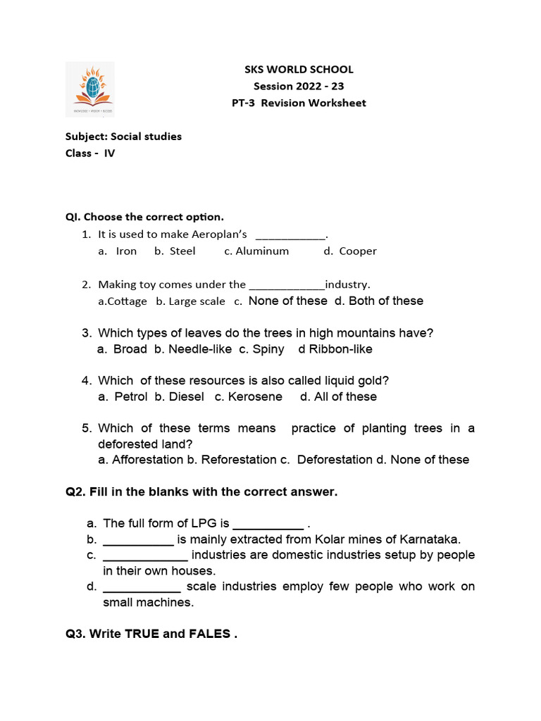 PT3 Work Sheet | PDF | Science & Mathematics | Technology & Engineering
