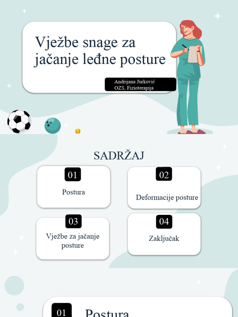 OMT - Vježbe Za Jačanje Posture | PDF