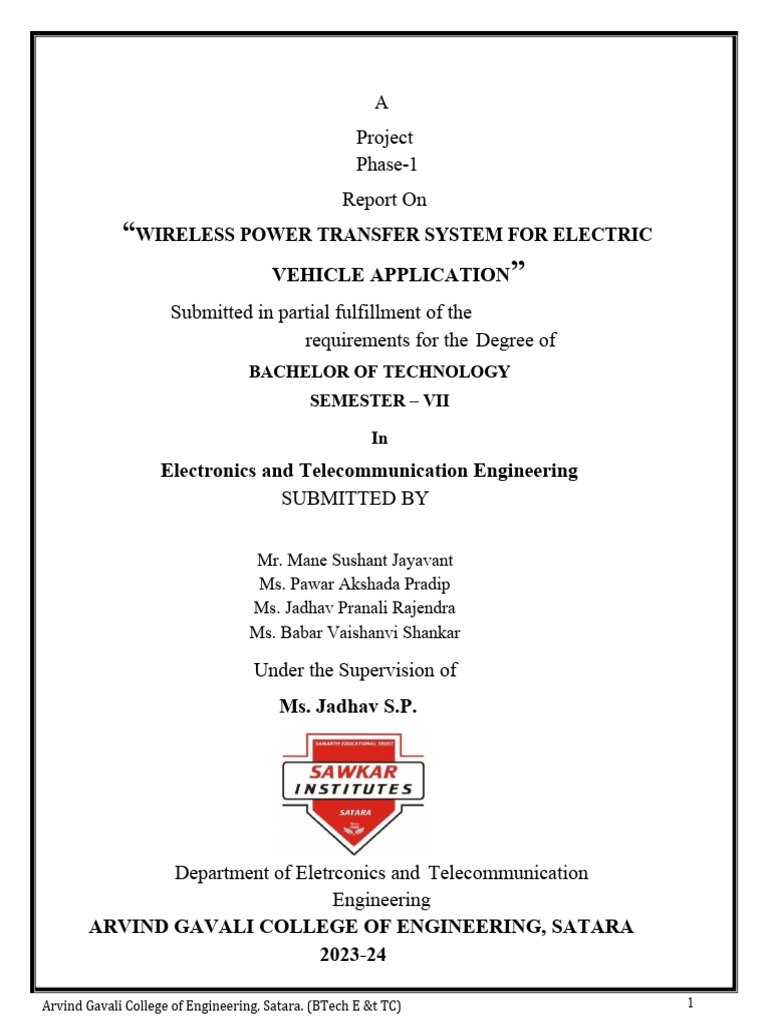 Project Report B Tech | PDF | Arduino | Relay