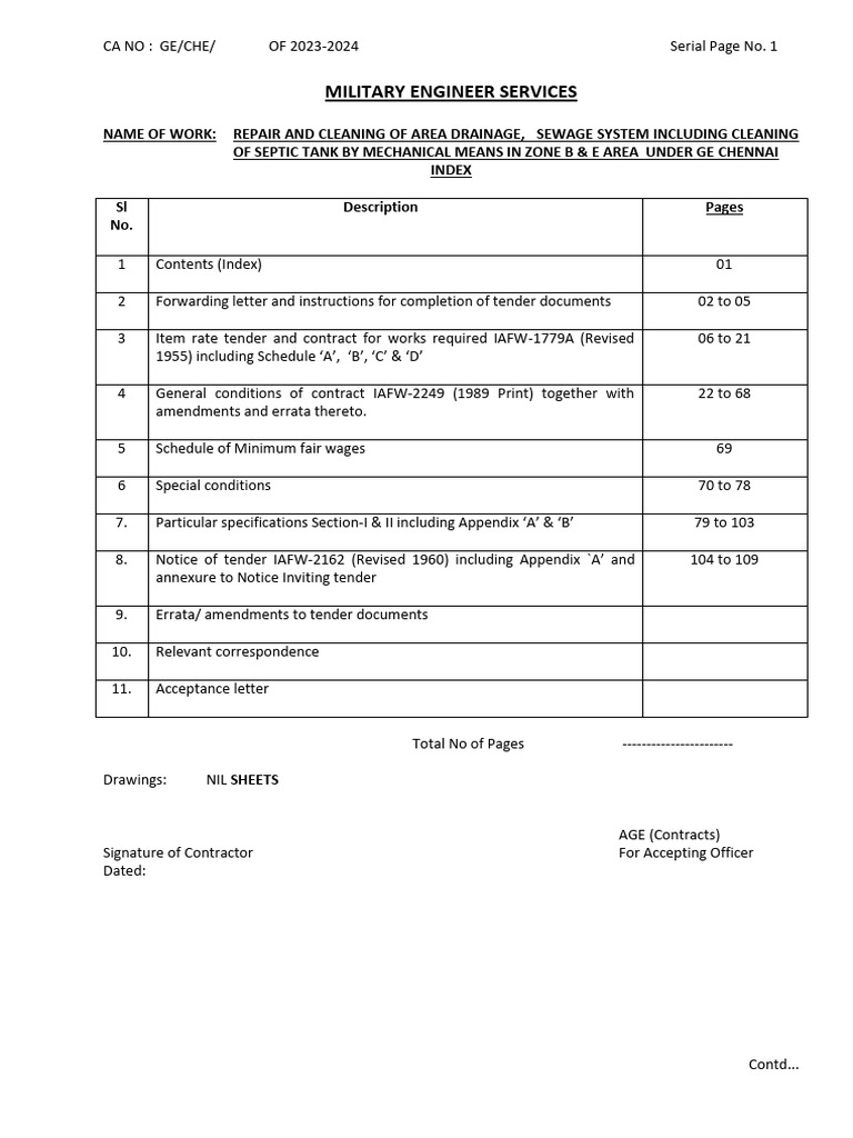 Tender | PDF | Employment | Specification (Technical Standard)