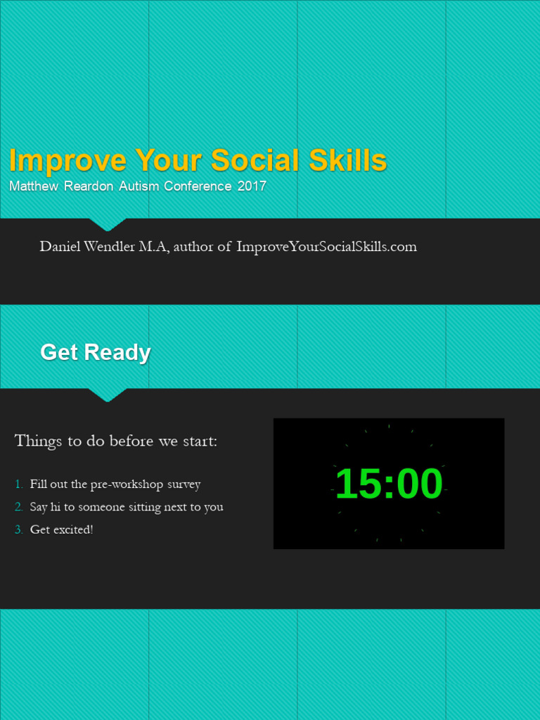 2017 Daniel Wendler Social Skills | PDF