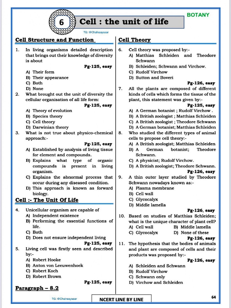 Cell Structure and Function PDF | PDF | Cell (Biology) | Cell Membrane