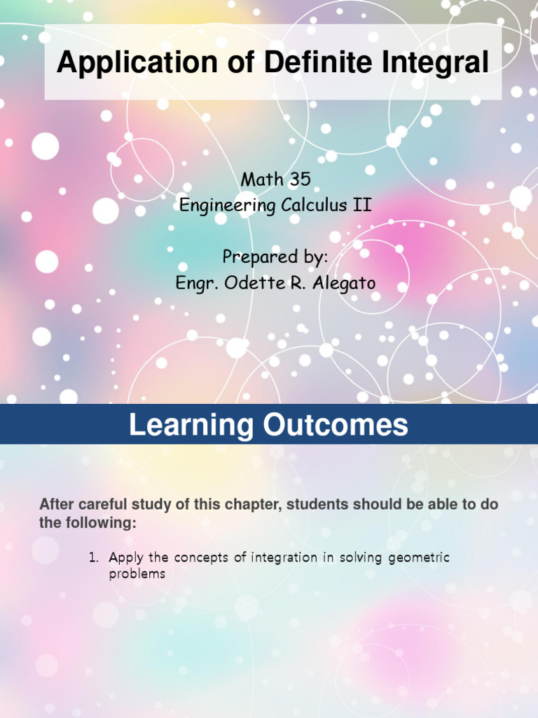 Module 12-Area Under the Curve | PDF | Integral | Calculus