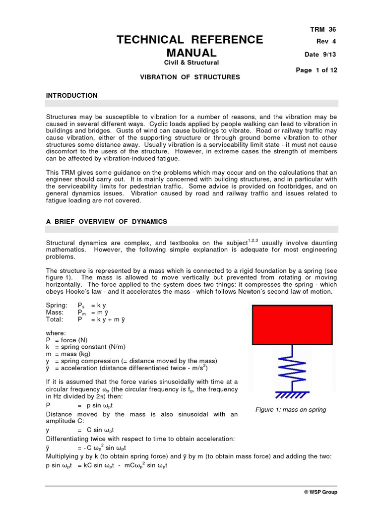 Structural Vibration Dynamics Guide | PDF