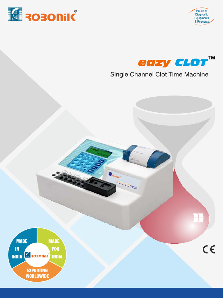 Eazy Clot Single Channel Clot Time Machine | PDF