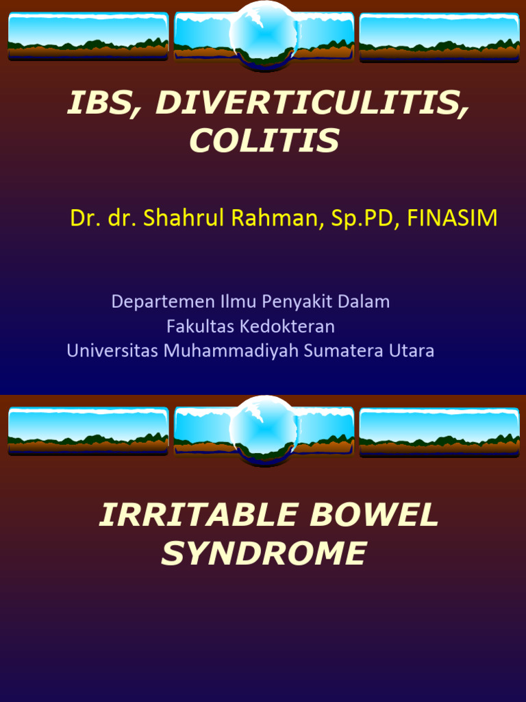 IBS, Diverculitis, Colitis | PDF