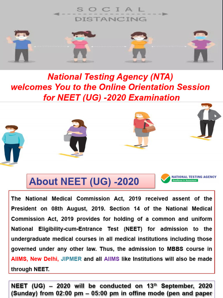 NEET UG 2020 Orientation Overview | PDF | Languages Of India