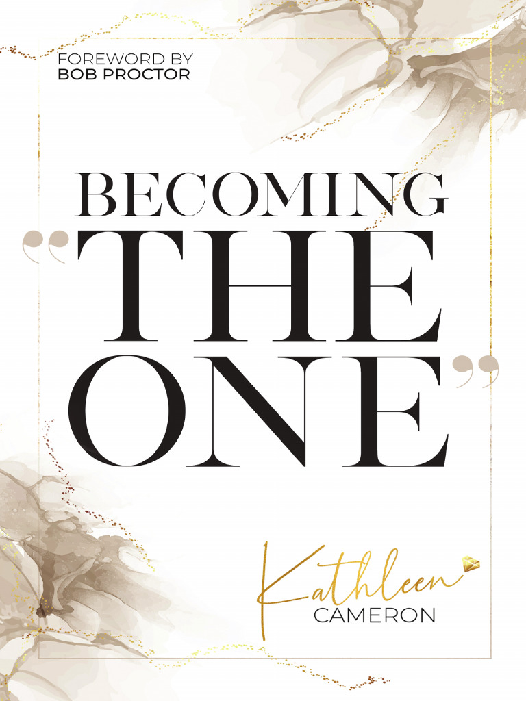Kathleen Cameron - Becoming The One | PDF | Thought | Identity (Social Science)