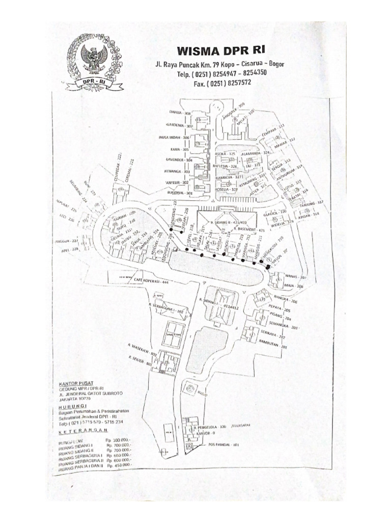 PETA WISMA DPR RI | PDF