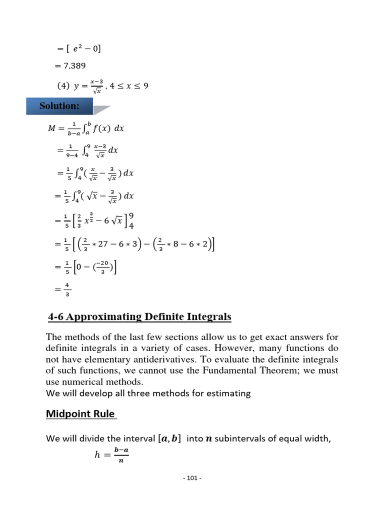 Int 1 Merged | Download Free PDF | Integral | Analysis