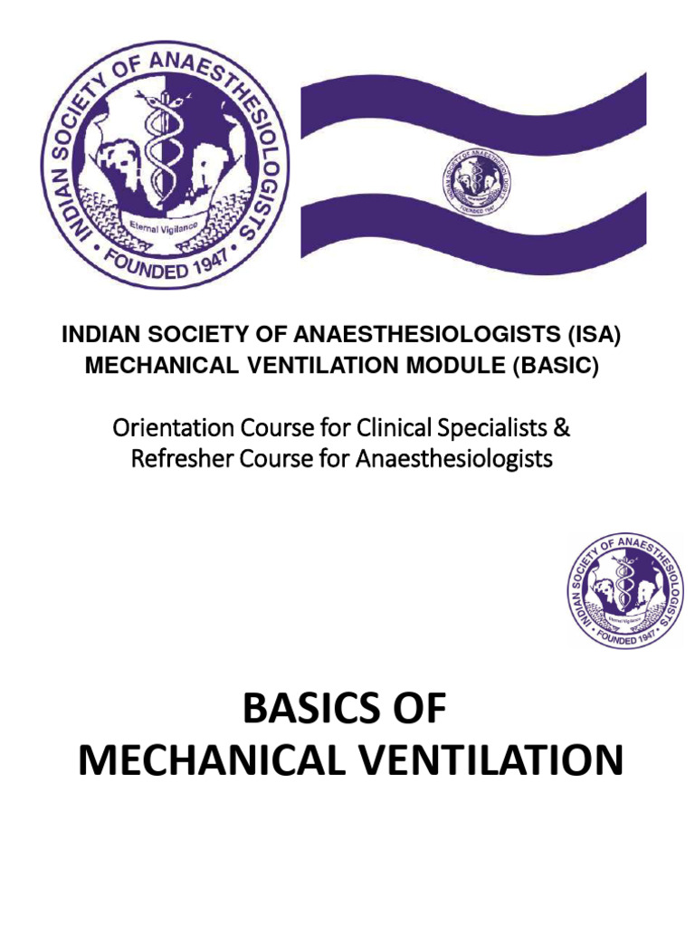 Basics of Mechanical Ventilation Guide | PDF