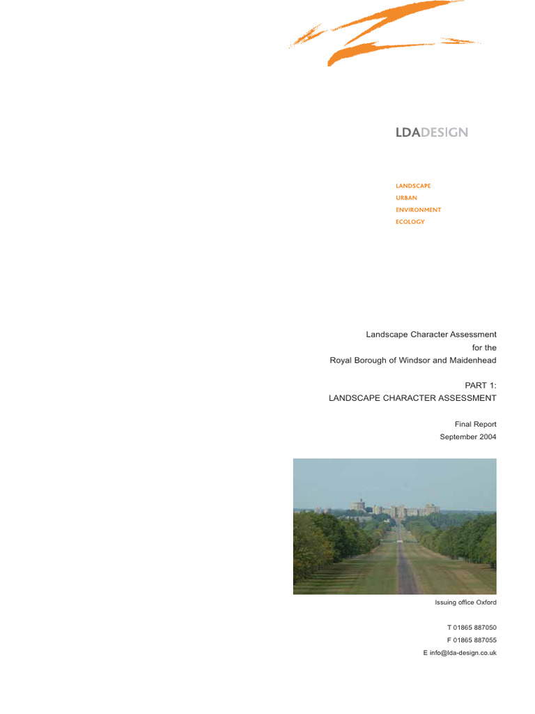 RBWM - BLPSV - SD - 026 Landscape Character Assessment Part 1 - Main Document (2004) | PDF ...