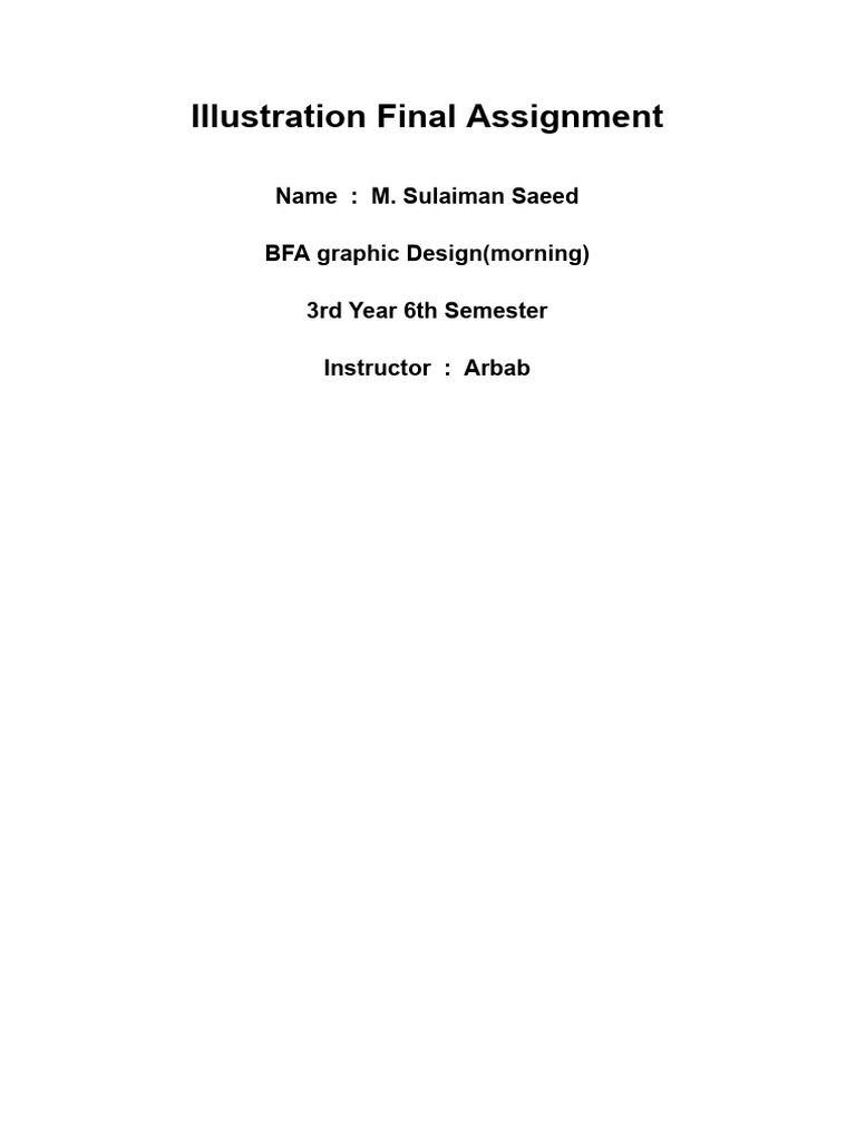 Illustration Final Assignment | PDF