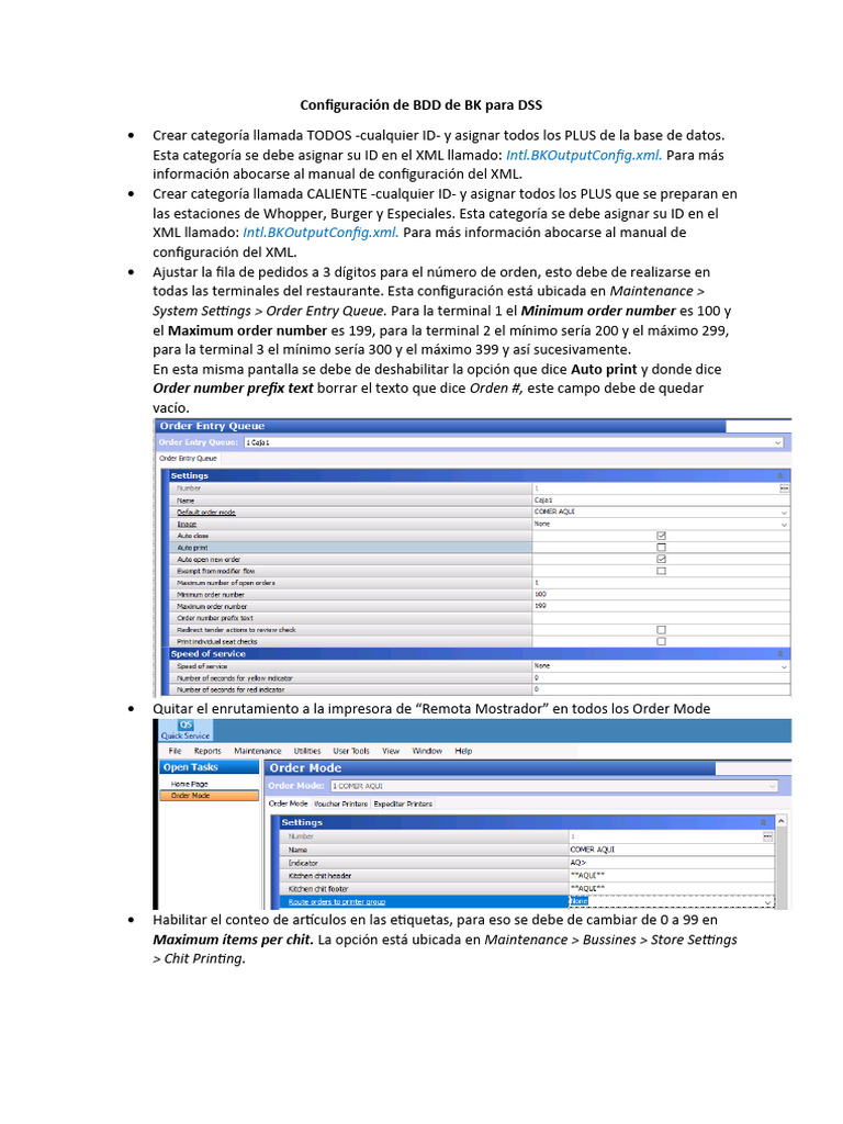 Configuración de BDD de BK para DSS | PDF