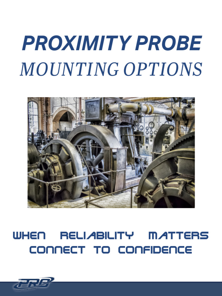 Proximity Probe Mounting Options | PDF | Bearing (Mechanical) | Mechanical Engineering