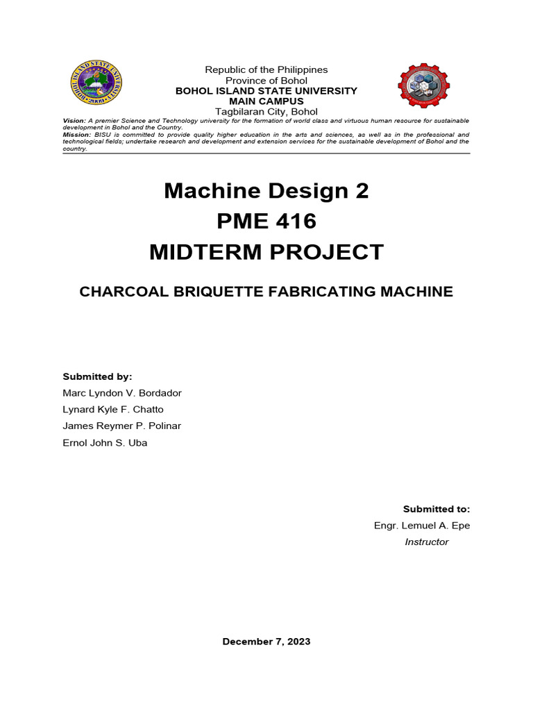 FINAL-PROJECT-MACHINE-DESIGN | PDF | Manufactured Goods | Mechanical ...
