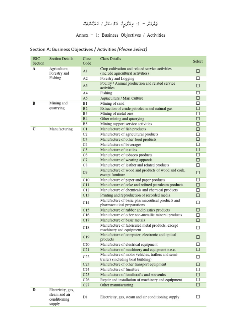 Standard Objectives sheet | PDF