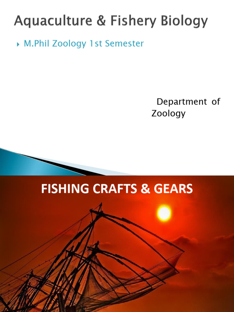 Fishing Crafts and Gears Overview | PDF | Trawling | Equipment