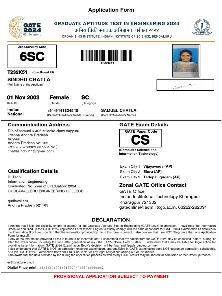 T232 K51 Application Form | PDF