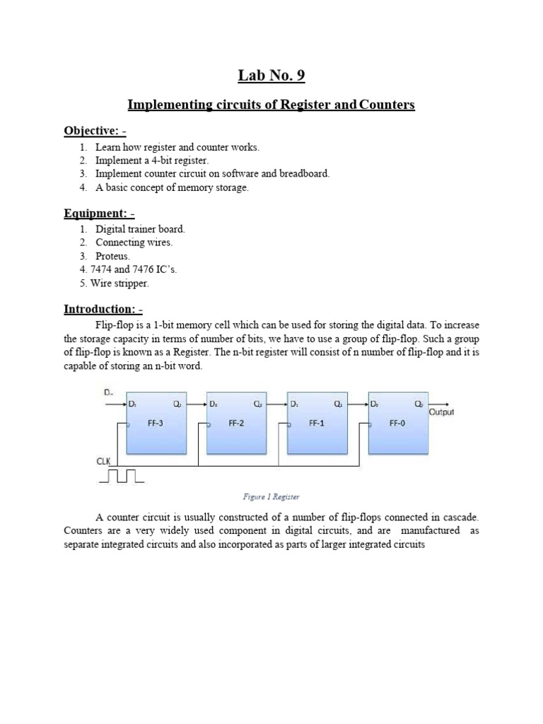 Counter | PDF | Logic Gate | Digital Electronics