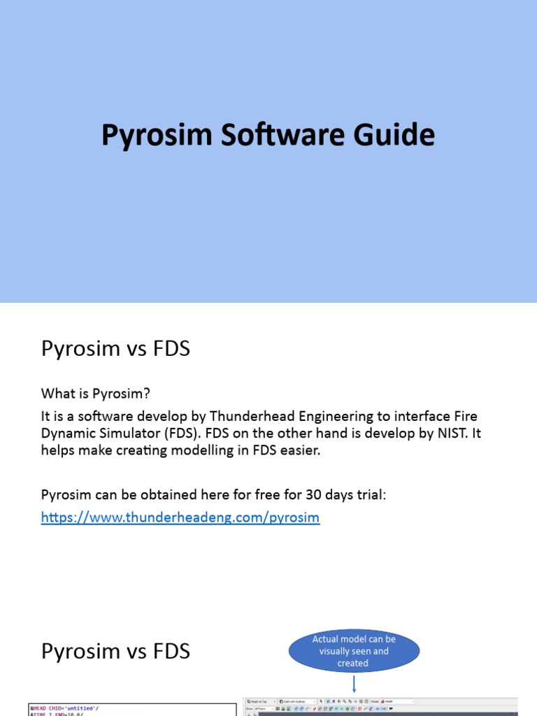 Pyrosim Guide | PDF