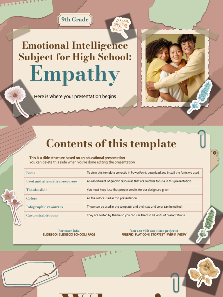 Emotional Intelligence Subject For High School - 9th Grade - Empathy ...