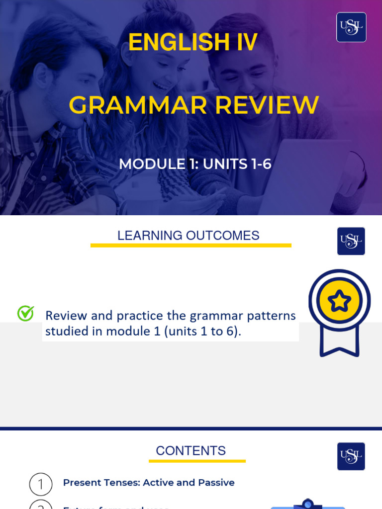 Module 1 - Grammar - Review | PDF | Grammatical Tense | Security Hacker