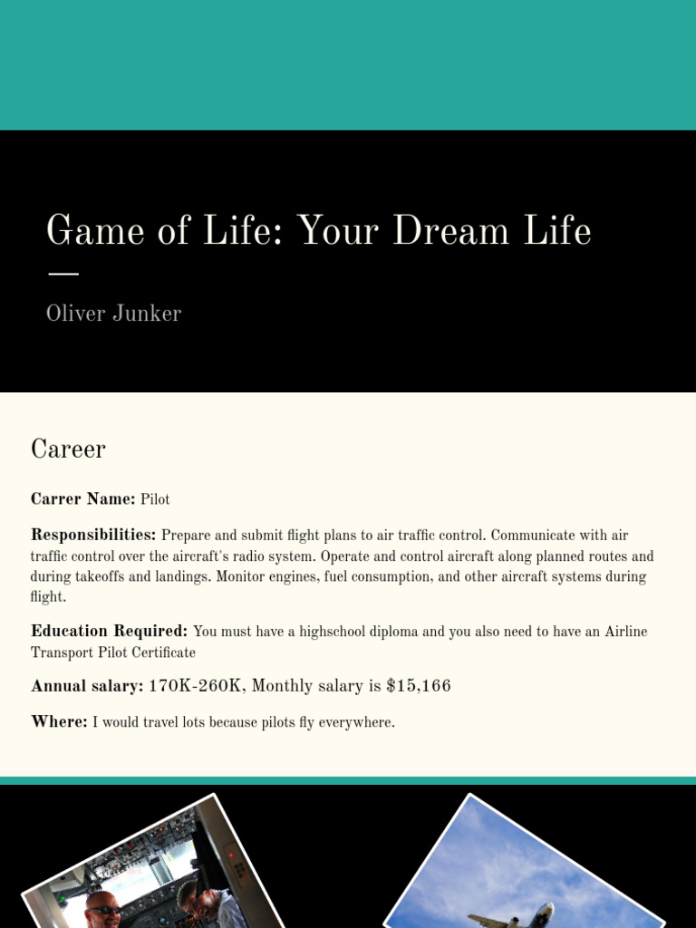 Game of Life Your Dream Life | PDF