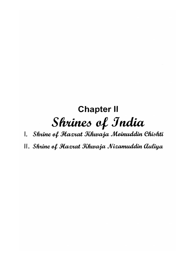 Muinudeen Chisti Teaching 07 - Chapter 2 | PDF | Sufism