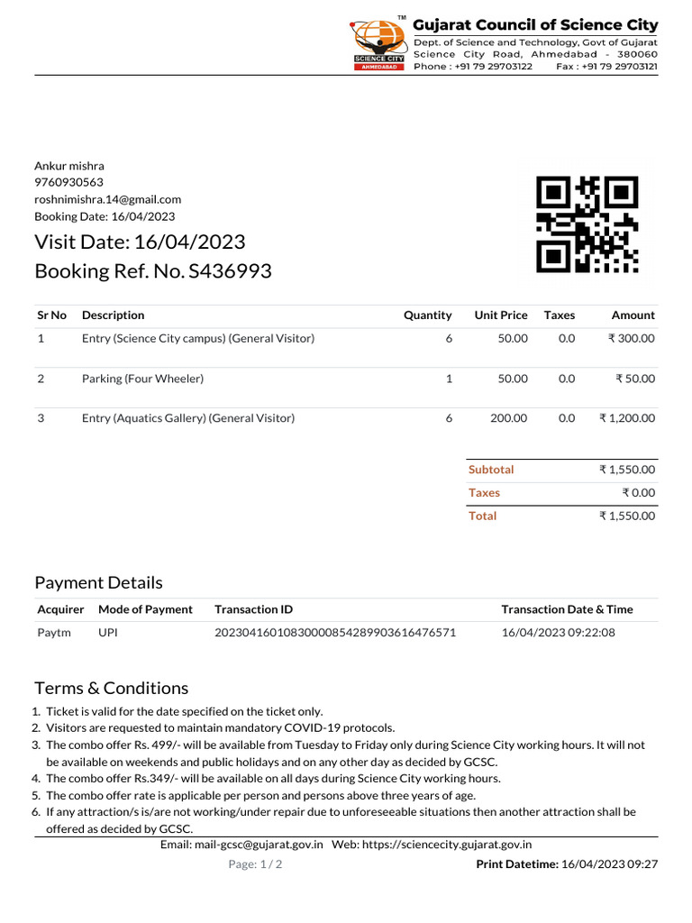 S City TCKT | PDF | Payments | Economies