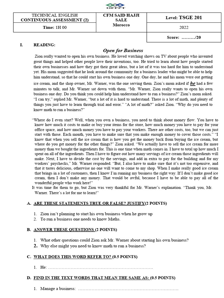 Cc Business Management Pdf