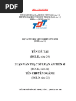 Viết Chuyên Đề Tiến Sĩ Và Tiểu Luận Tổng Quan | PDF
