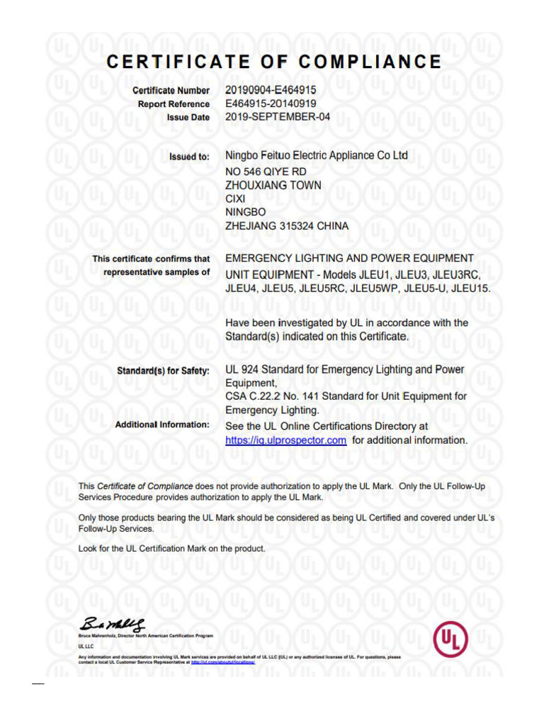 Luminaria de Emrgencia Marca CEB | PDF