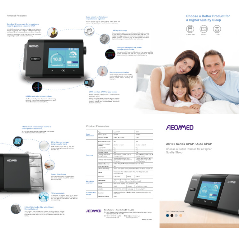 AEONMED AS100 CPAP Brochure | PDF