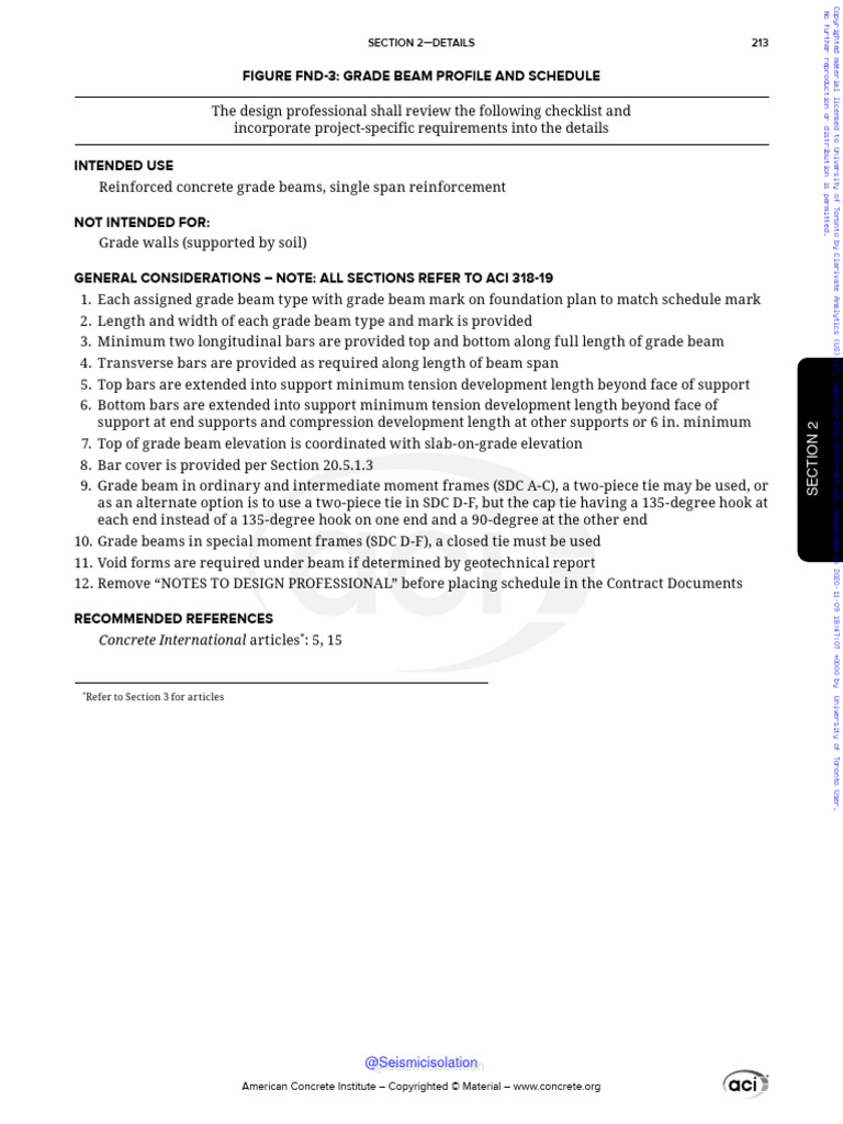 Grade Beam Profile and Schedule | PDF | Beam (Structure) | Concrete