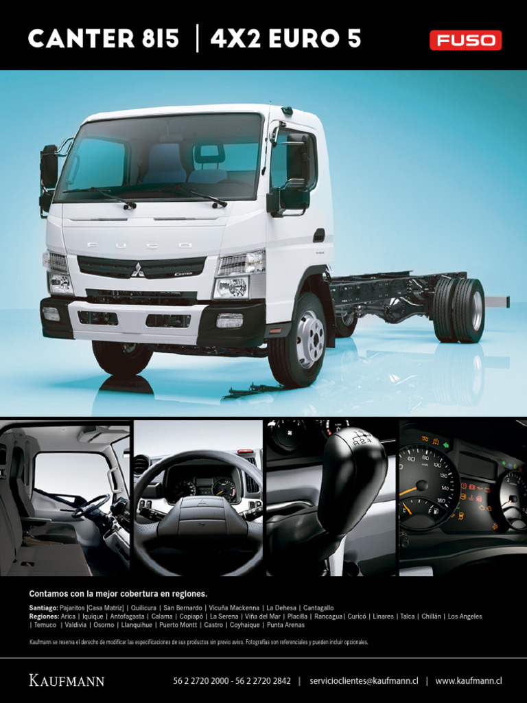 Canter 815 - 4x2 | PDF | Eje | Estilos de carrocería