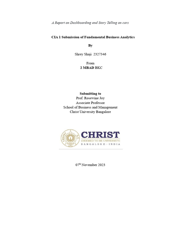 Cia 1 Fba | PDF | Sales | Marketing