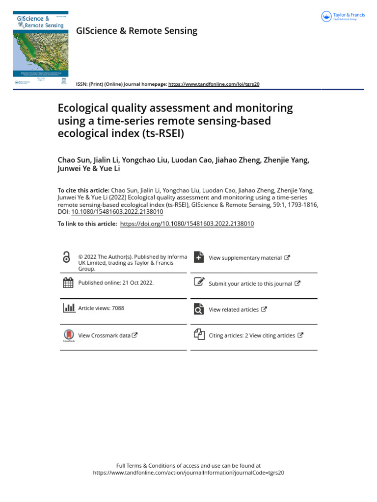 00-Ecological Quality Assessment and Monitoring Using A Time-Series Remote Sensing-Based ...
