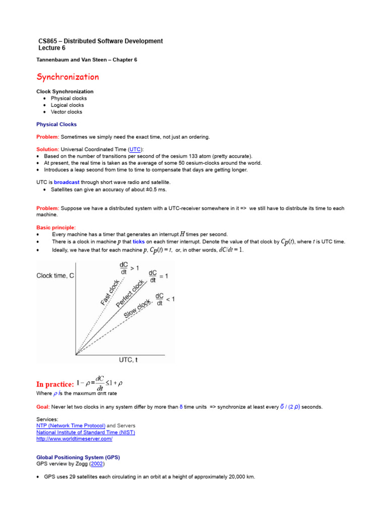 Ds Unit 2.1 Web | PDF | Global Positioning System | Synchronization