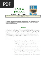 Step-by-Step Hajj Rites Guide | PDF | Hajj | Islamic Jurisprudence