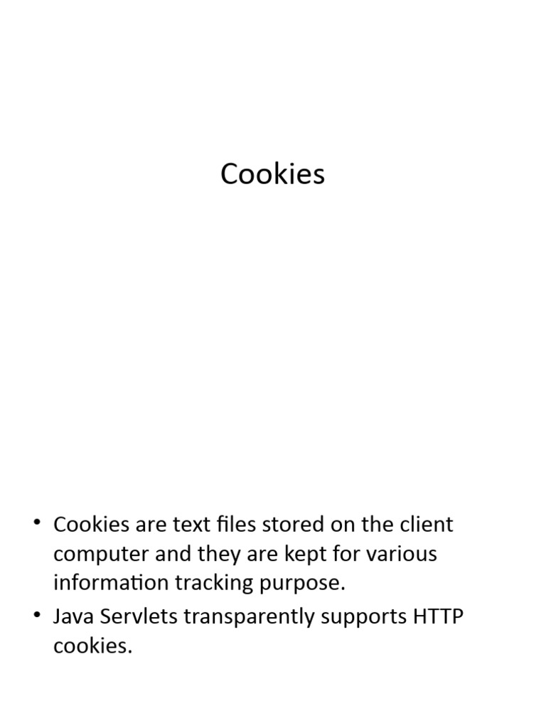 Servlet 6 | PDF | Http Cookie | Networking Servlet 6 | PDF | Http Cookie | Networking