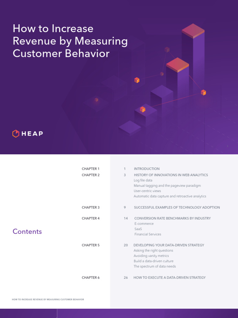 Heap Ebook How To Increase Revenue by Measuring Customer Behavior | PDF ...