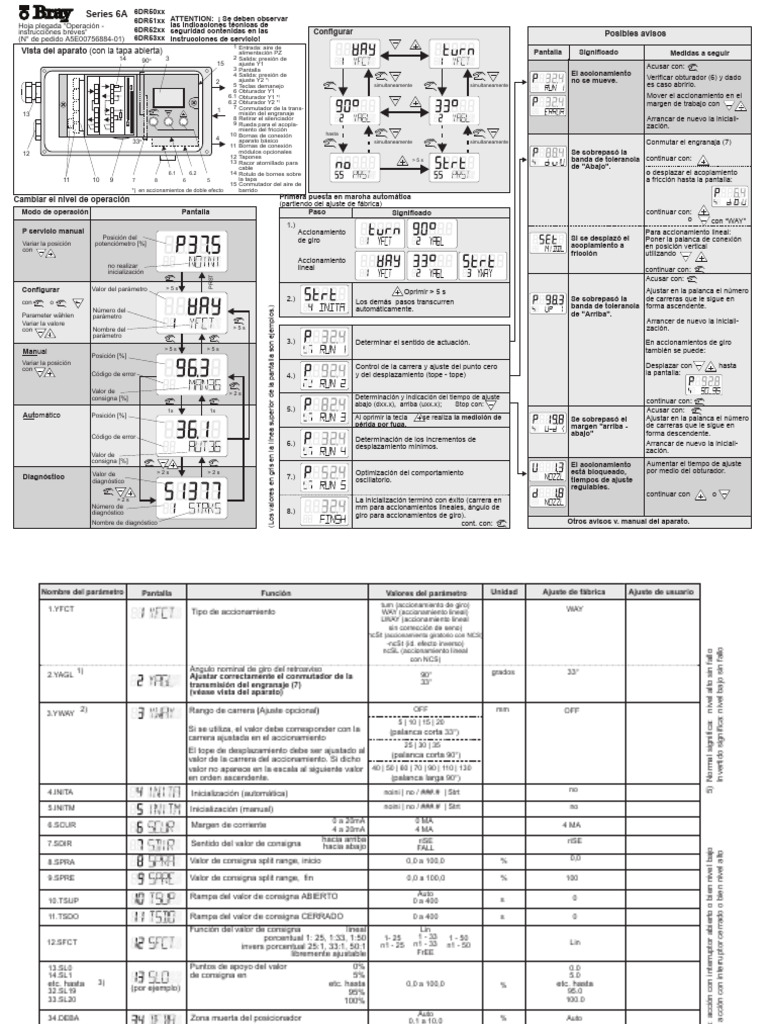 Manual Posicionador Bray Serie 6A | PDF | Vehículos | Ingeniería mecánica