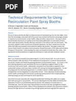 Paint Spray Booth Safety Guidelines | PDF | Duct (Flow) | Ventilation ...