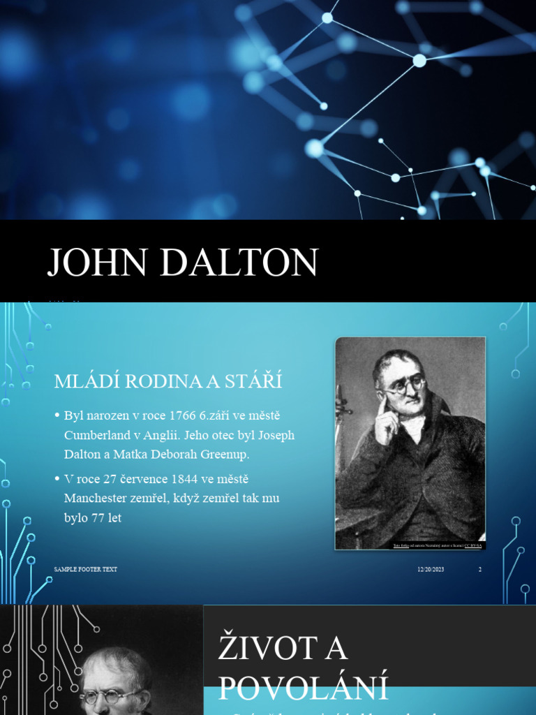 John Dalton Chemie Referat | PDF