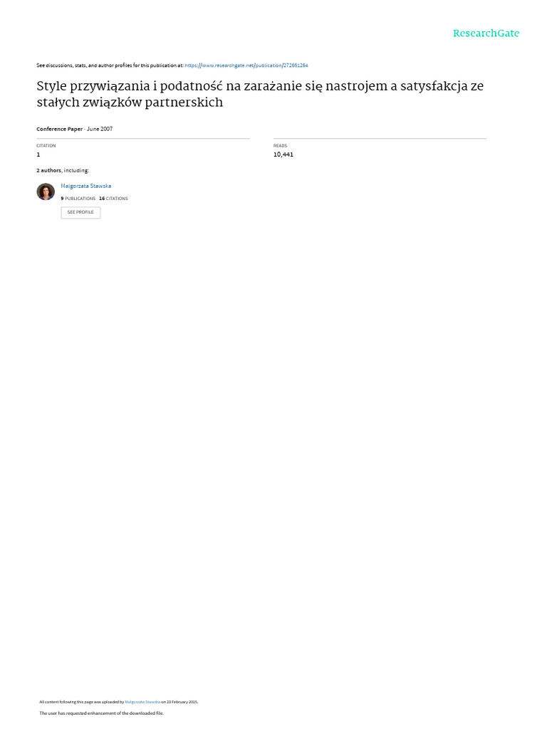 Artyku Wizizaraenieisatysfakcja | PDF