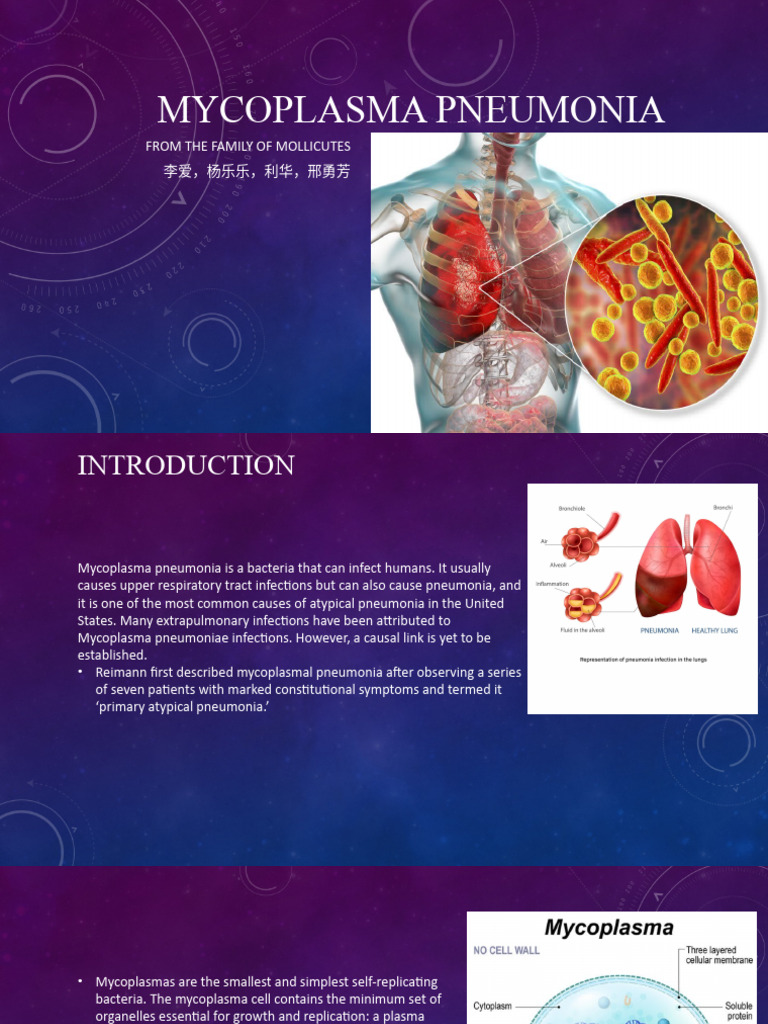 Mycoplasma Pneumonia Overview and Treatment | PDF | Pneumonia | Mycoplasma
